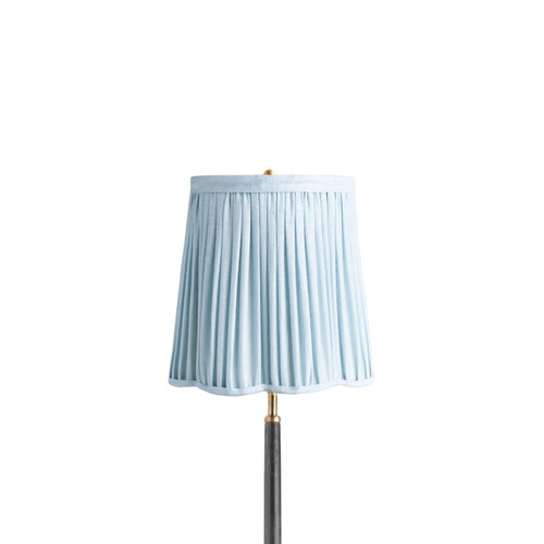 10 inch scalloped tall tapered Pooky shade in blue sky linen | R Titus ...