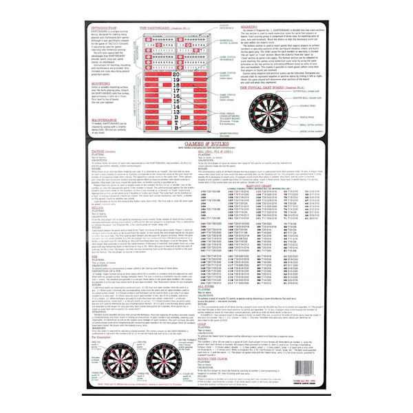 Ultimate Dart Scoreboard Marking System | Ricksbilliardtables