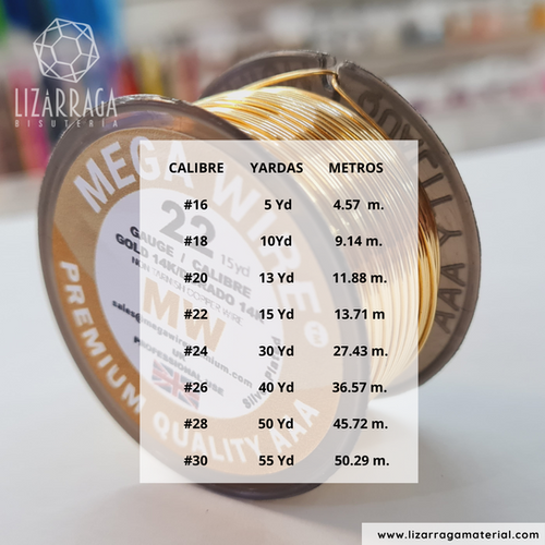Alambre Mega Wire | LizarragaBisuteria