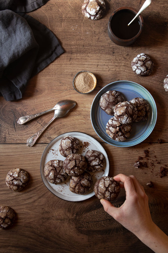 Cocoa Crinkle Cookies