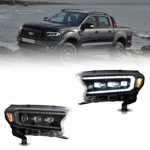 F-2019-2023 Ford Ranger [US Types] LED Matrix Projector Headlights ...