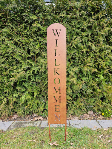 Stele Willkommen | Steel Trading