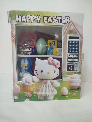 Easter Hello KITTY Vending machine style gift box with sweets | Andreas ...