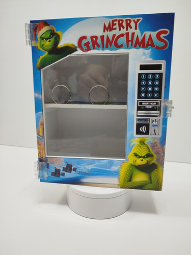Merry Grinchmas Vending machine style gift box | Andreas Workshop