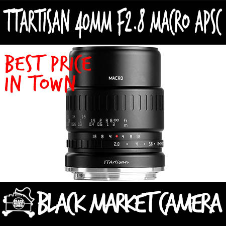 TTArtisan 40mm F2.8 Macro APSC Fuji X Mount | blackmarketcamera