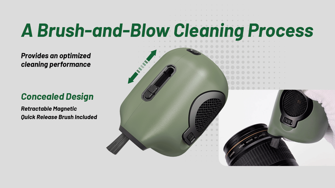 Nitecore BlowerBaby Mini USB-C Rechargeable Electronic Blower Sakura | blackmarketcamera