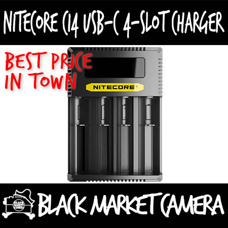 Nitecore Ci4 USB-C 4-Slot Superb Charger for Lithium Battery ...