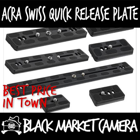 PU40/50/60/70/100/150/200/300 ACRA Swiss Tripod Quick Release Plate ...