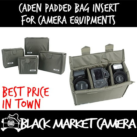 Caden Foldable Protective Bag Inserts (Dark Green) | blackmarketcamera