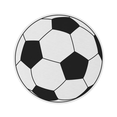 Soccer ball Round Rug, soccer rug | Moonhac Designs