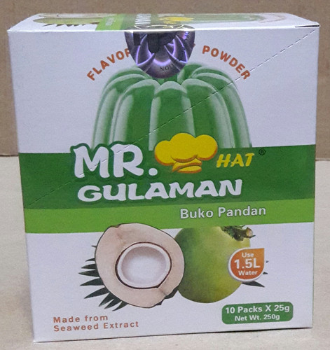 Mr.Gulaman Buko Pandan(flavoured) 10x10/25g | Shiny Star Canada