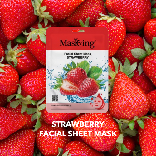 MasKing Beauty Strawberry Skin Inflammatory Facial Sheet Mask - MasKing