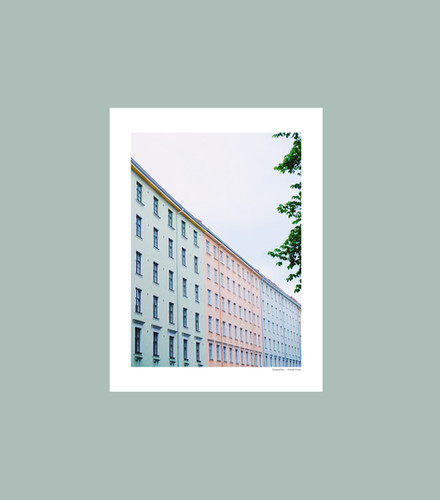 Hesperiankatu-juliste 30x40cm | Helsinki Posters