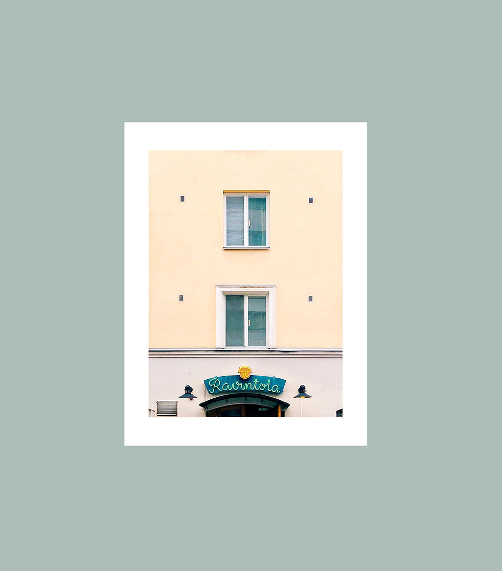 Kolme Kruunua -juliste 30x40cm | Helsinki Posters