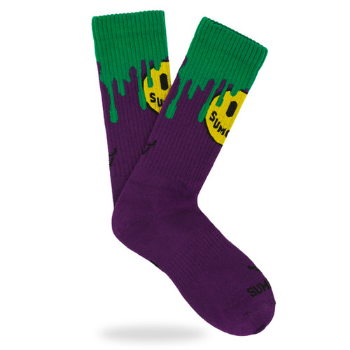 SMILE ’N DRIP GREEN SOCK | SUMOMIHI