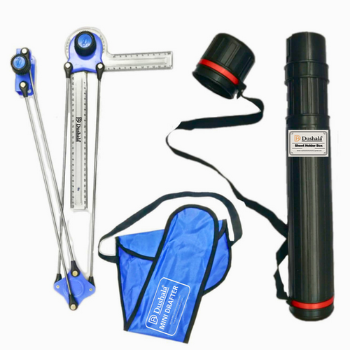 DUSHALA Mini Drafter and Sheet Holder Box for Precise Engineering Drawings
