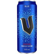 V Energy Drink Blue Can 330mL | Chow's Mart