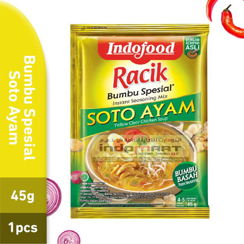 Indofood Racik Soto Ayam Bumbu Basah 45Gr | Indomart
