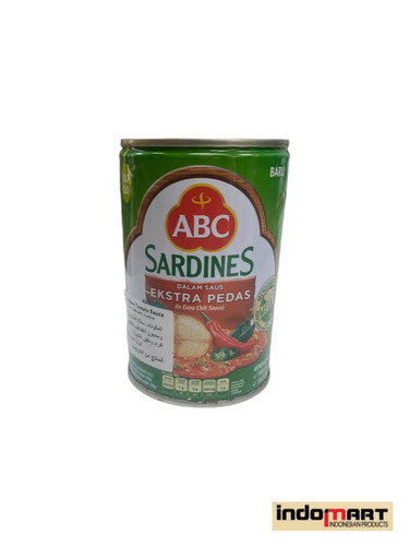 ABC Sardines Extra Pedas 425Gr | Indomart