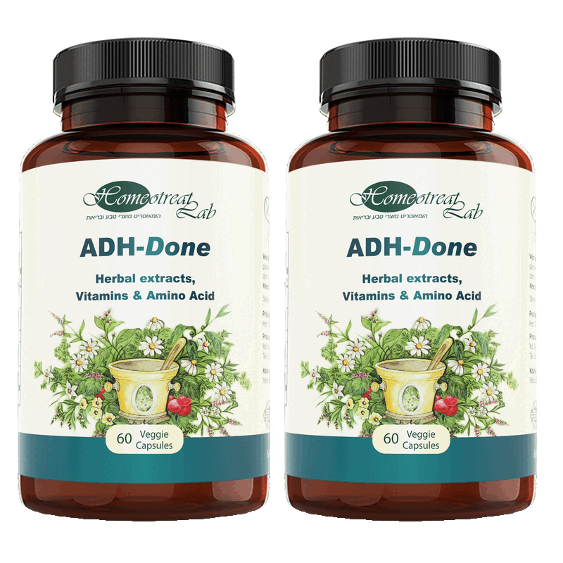 2 Pack of ADHD Natural Supplements | Natural Remedies for ADHD | Kosher ...