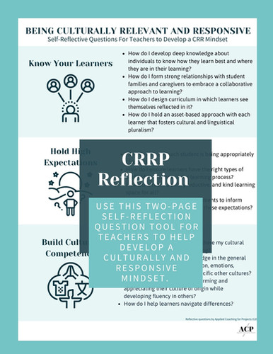 Being Culturally Relevant & Responsive Reflection | Applied Coaching