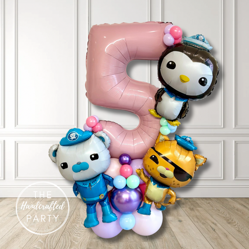 Octonauts Themed Number Stack | TheHandcraftedParty
