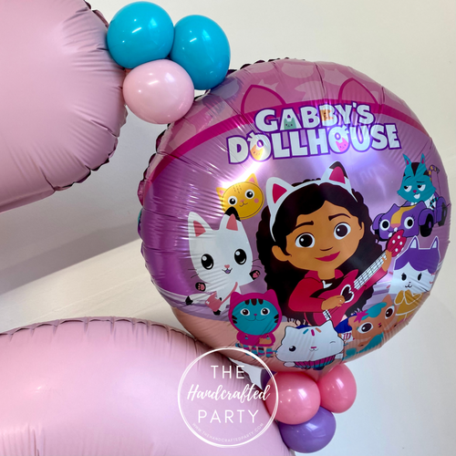 Gabby S Dollshouse Number Balloon Stack Thehandcraftedparty