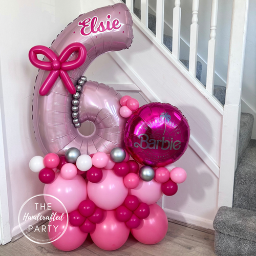 Barbie Themed Number Stack Thehandcraftedparty