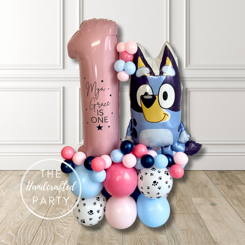 Bluey Character Themed Number Stack | TheHandcraftedParty