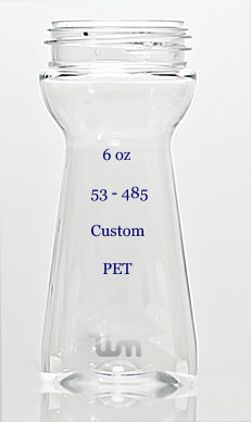 6 oz Custom Round 53/485 PET | Tim Plastics