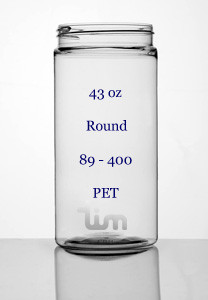 43 oz Round 89/400 PET | Tim Plastics