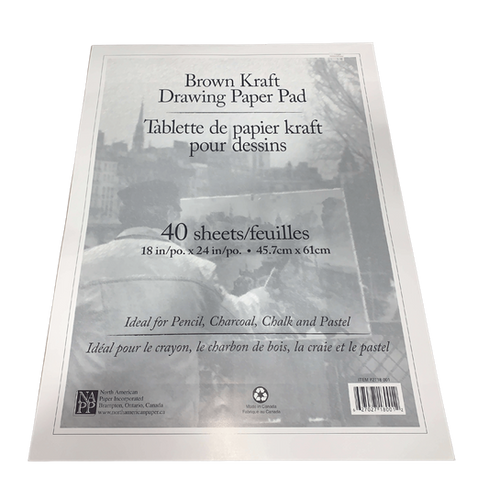Brown Kraft Drawing Paper Pad | Swinton's Art Supply