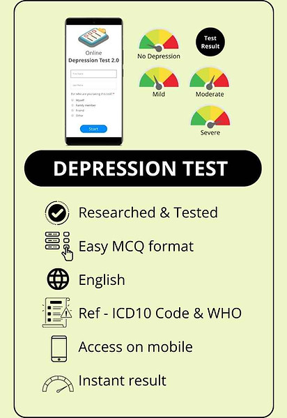 Depression Test | Yaha Life | Wellbeing Store