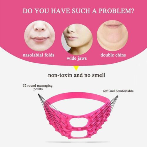 Remove Double Chins & Nasolabial Folds, Lift Up Jawline, Silicone Face ...