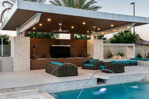 V Squares Tropical White Honed | BurlingtonDG