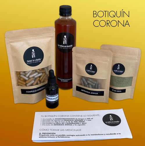 BOTIQUÍN CORONA / básico | La selva en botella