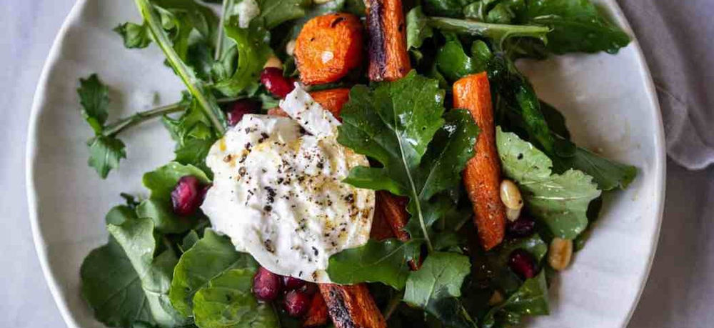 Burrata winter salad