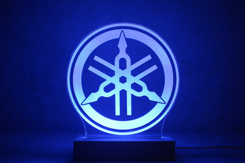 Lampe Led logo Yamaha | idée cadeau moto yamaha | décoration yamaha ...