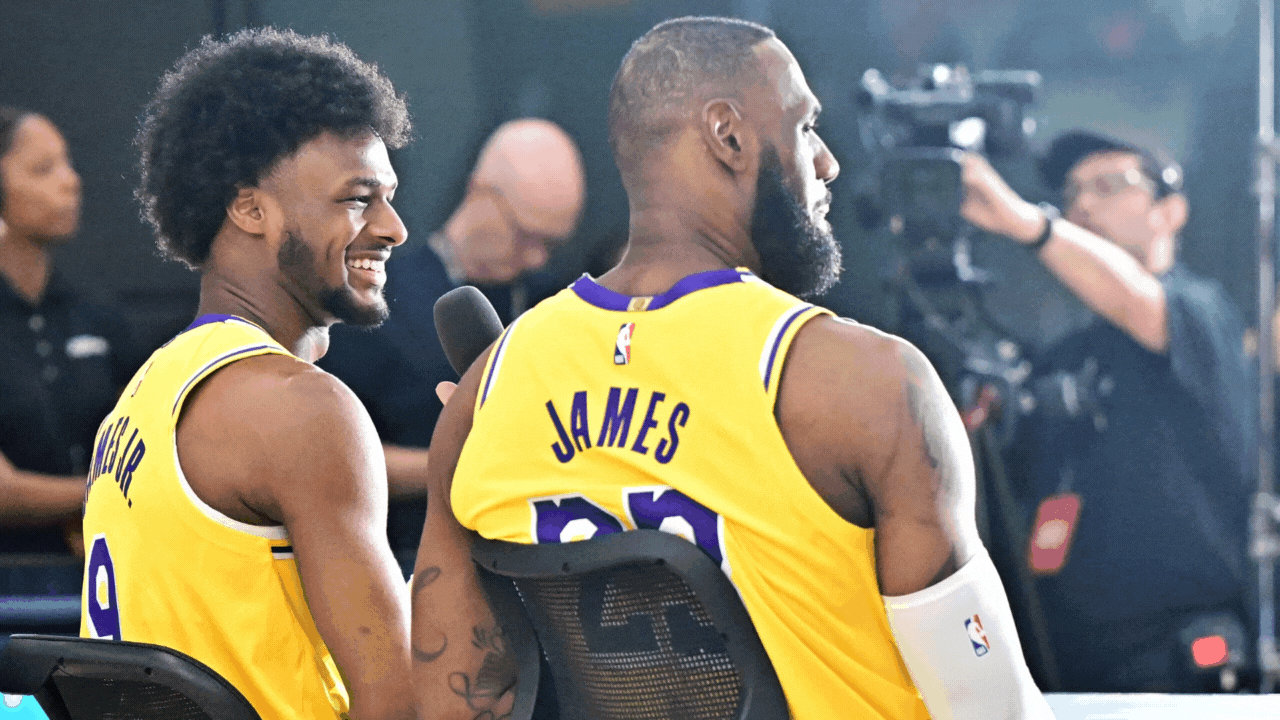 LeBron, Bronny James make public debut as Lakers teammates: 'Just pure ...