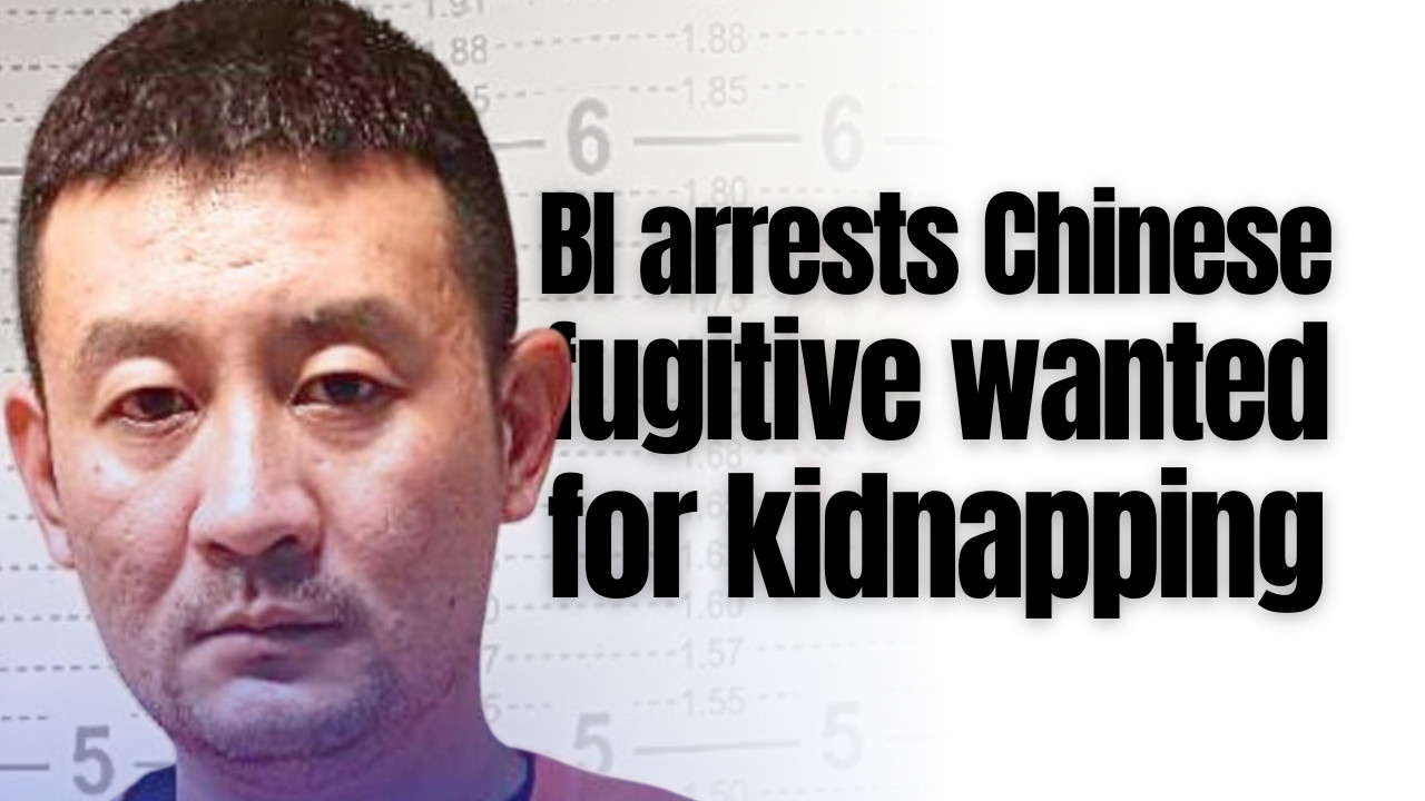 BI arrests Chinese fugitive wanted for kidnapping