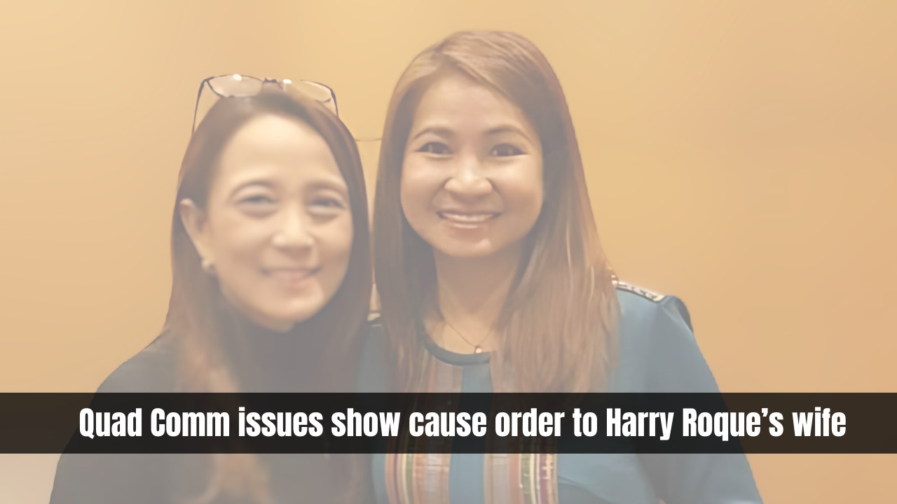 Quad Comm issues show cause order to Harry Roque’s wife