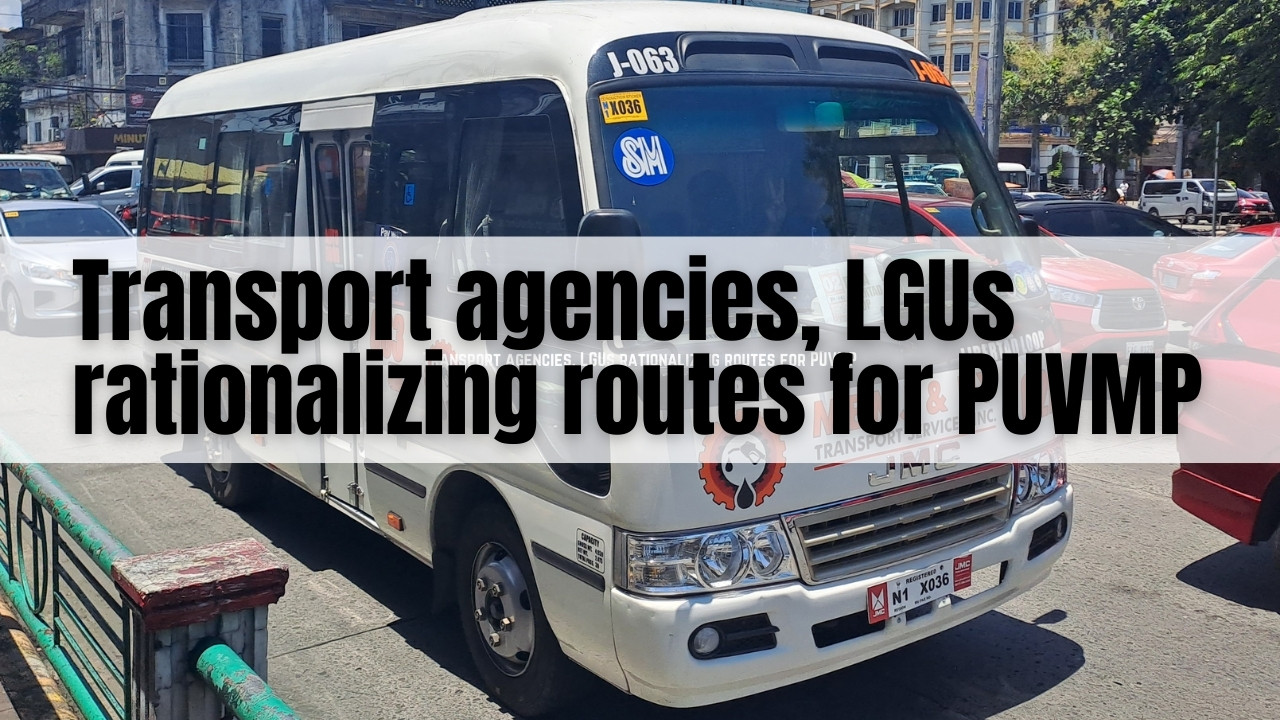 Transport agencies, LGUs rationalizing routes for PUVMP