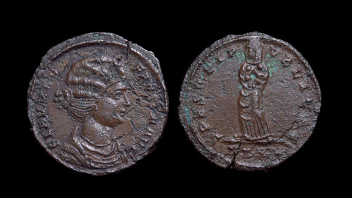 FAUSTA . AD 324-326 . AE3 . Executed wife of Constantine the Great ...