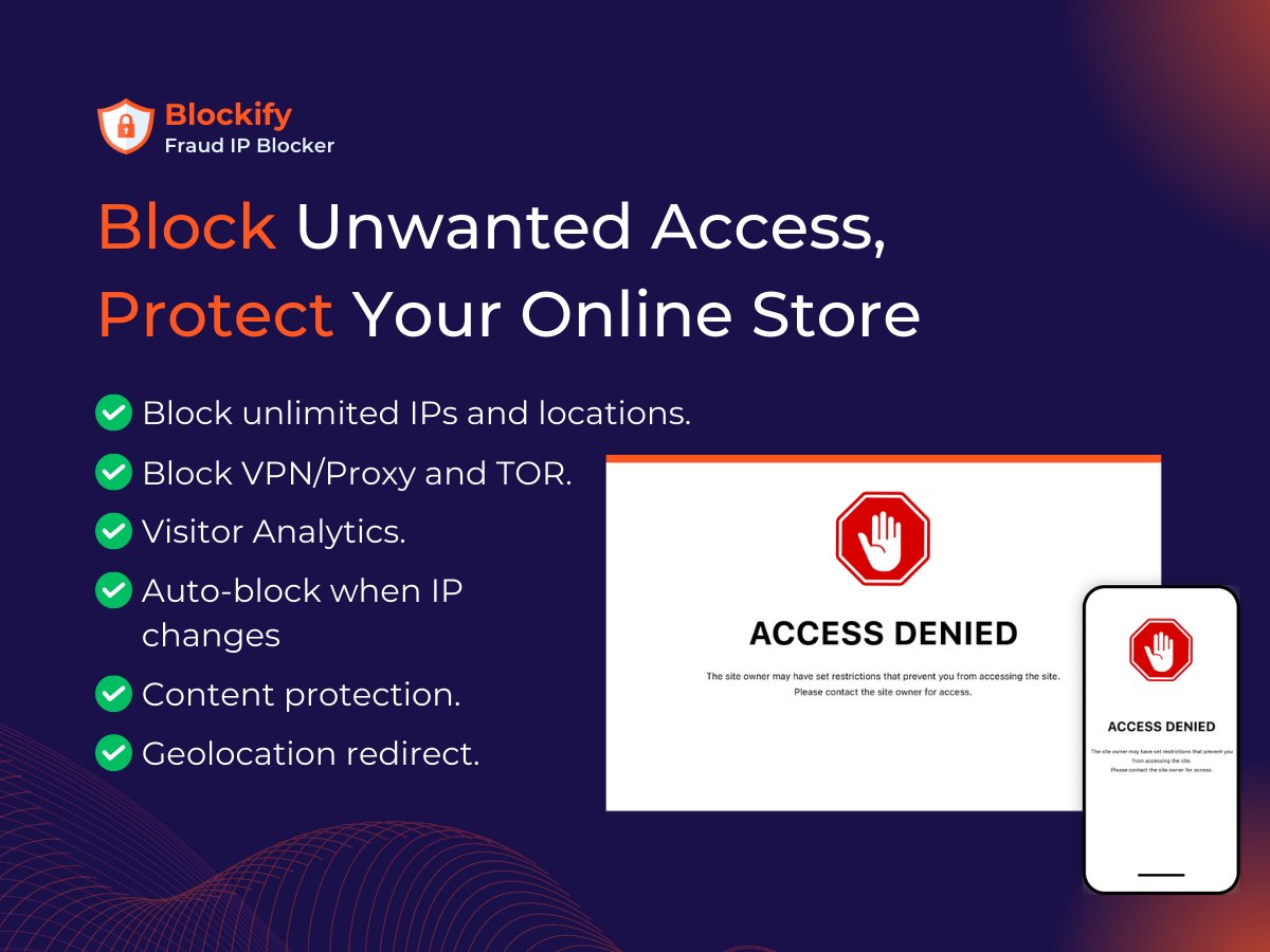 Blockify: IP & Country Blocker | Wix App Market | Wix.com