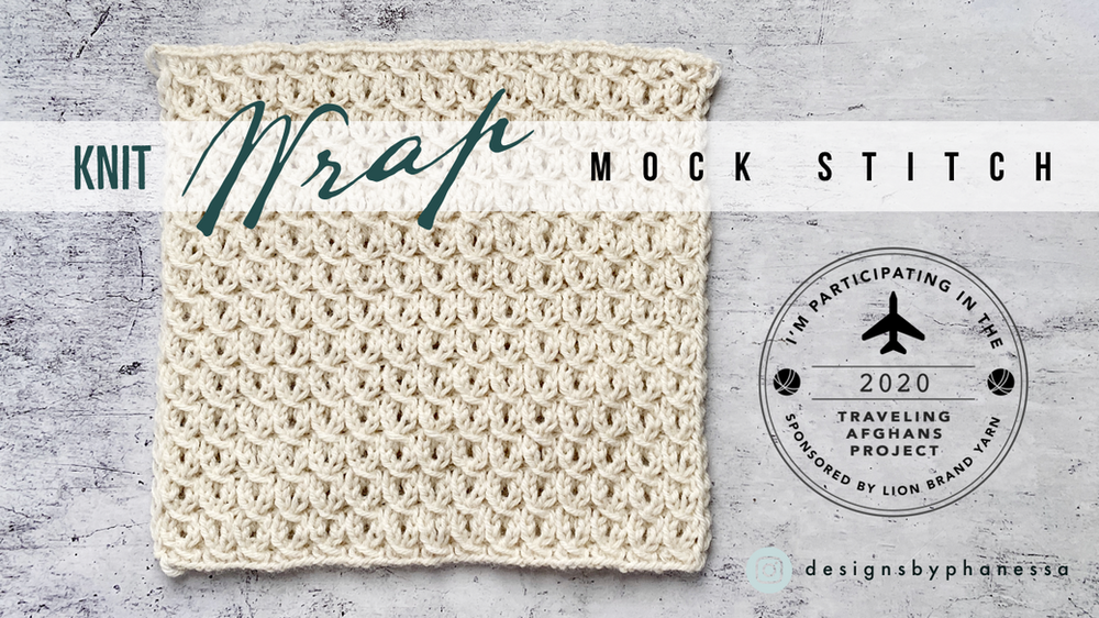 Knit Wrap Mock Stitch Tutorial