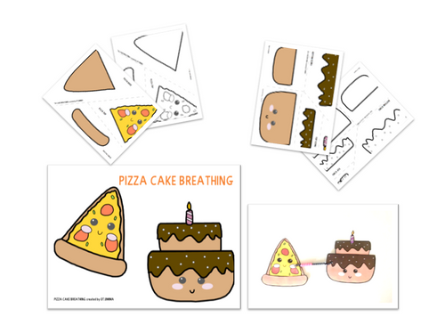 Pizza Cake Breathing | T.OT Fine Motor Camp
