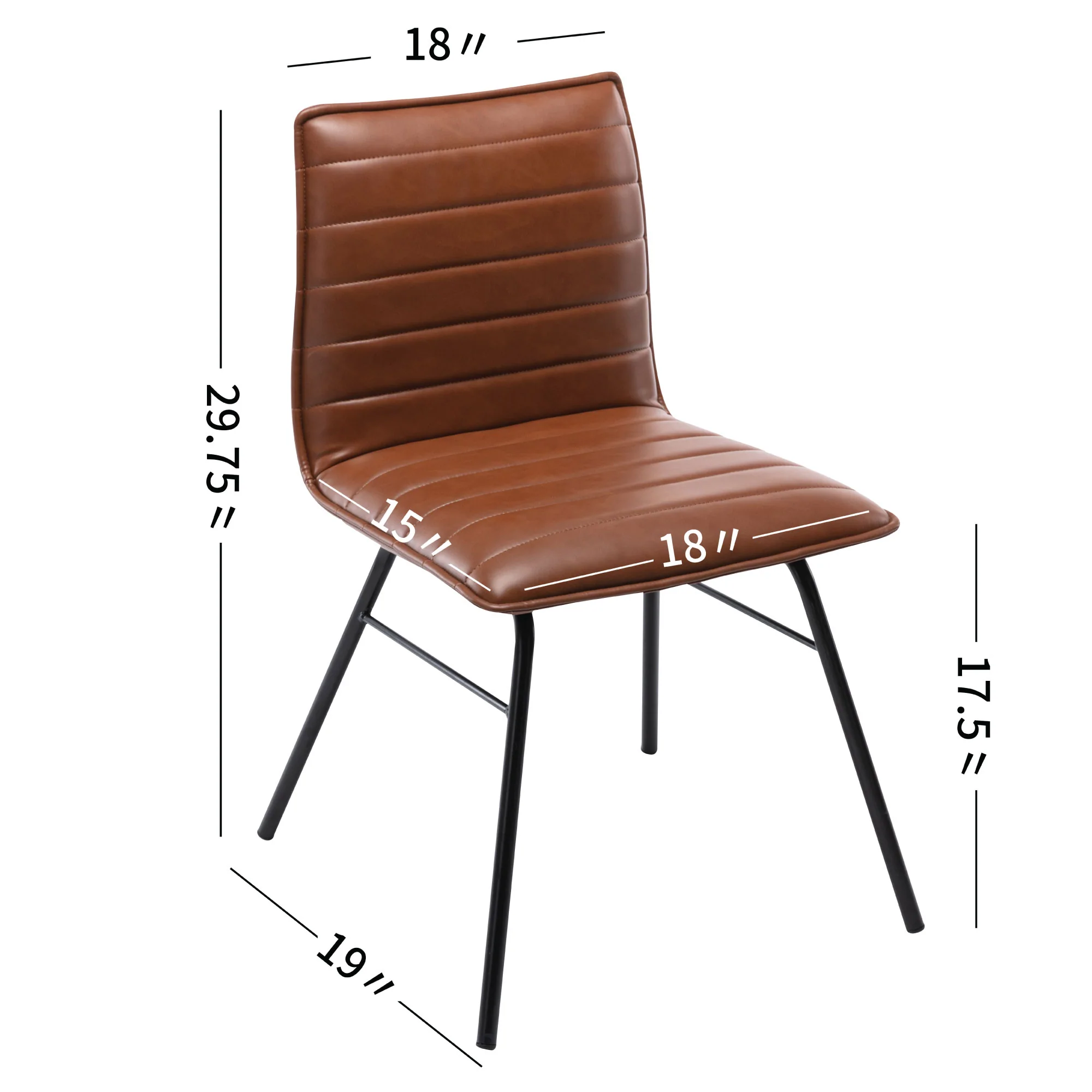 eLuxury Modern Dining Chair | Autry's White River