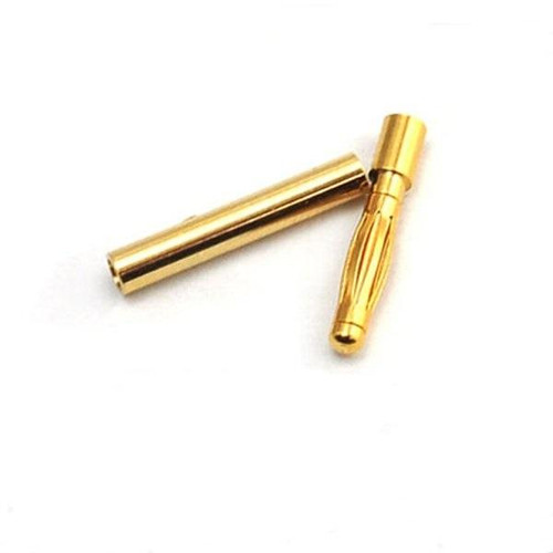 2mm Gold Connectors-3 Pairs (6pcs.) | TA Horizons