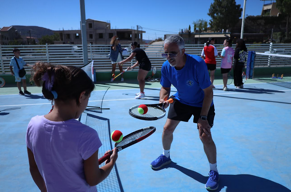 De tennisbaan die een symbool van hoop werd in Druzen stad Majdal Shams ...