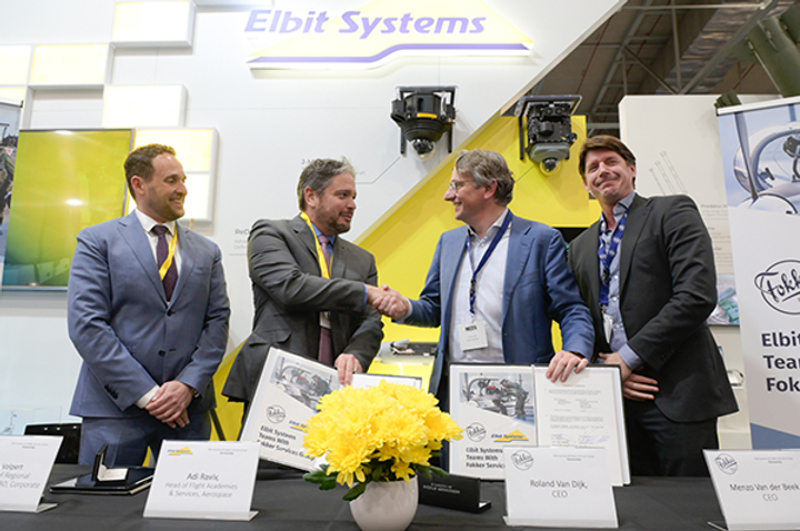 Elbit Systems bundelt krachten met Fokker Services Group